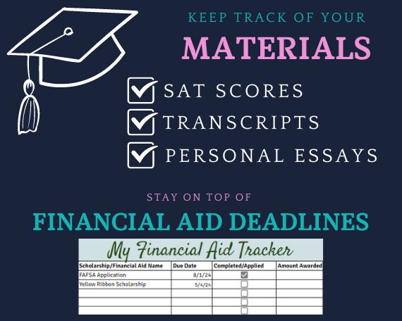 College Application Tracker - Comprehensive Google Spreadsheet for ...
