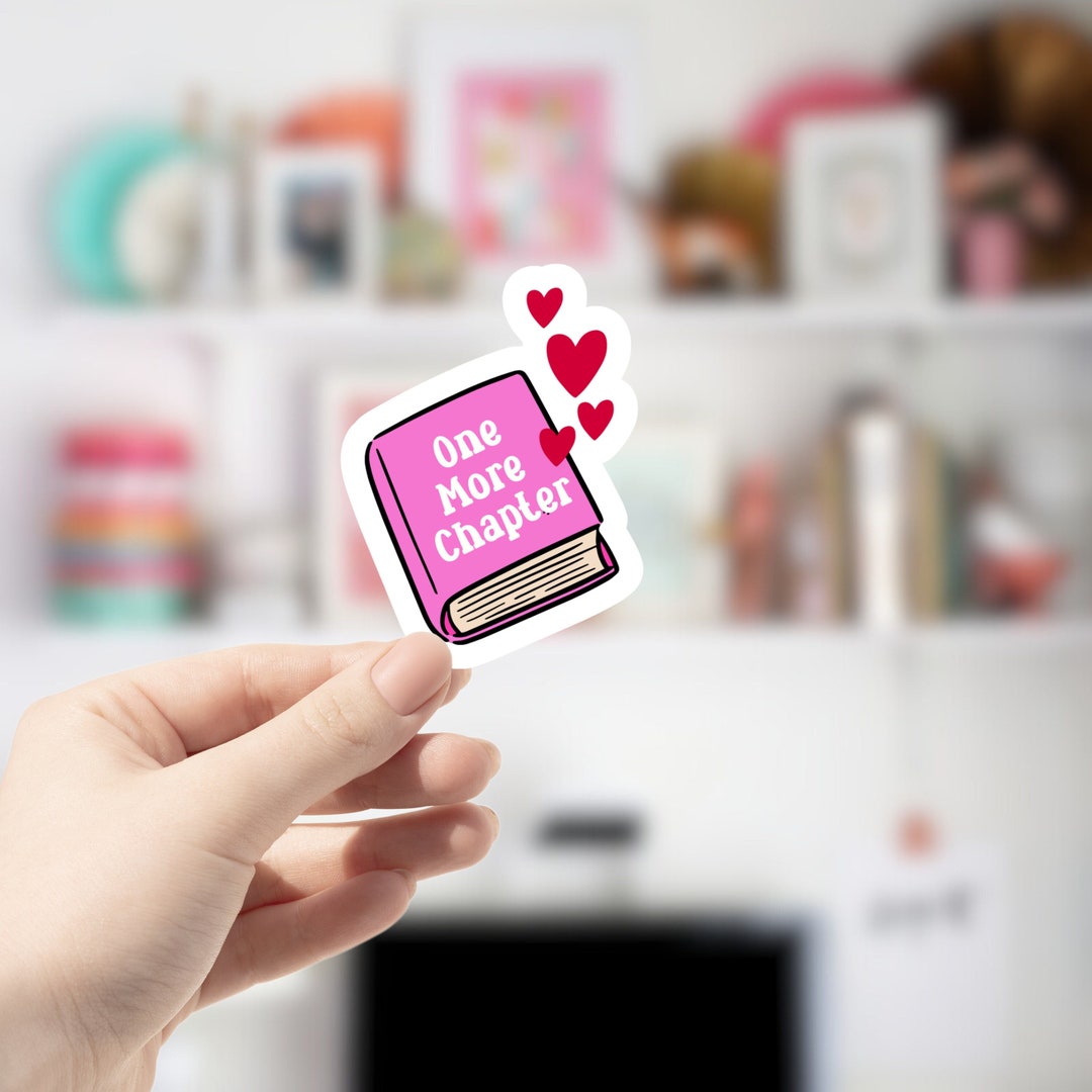 Book Sticker, Reading Sticker, Waterproof Sticker, Vinyl Sticker, Cute ...
