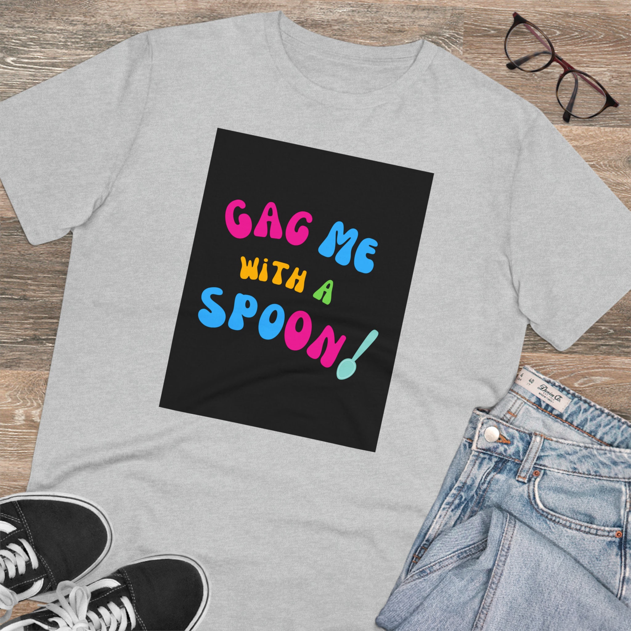 Gag Me With a Spoon 80s Slang Eco T-shirt Unisex Retro Tee for ...
