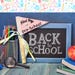 Back to School Printable Pennant Flags and Graphics - Etsy