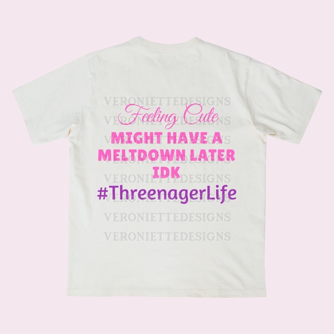 Third Birthday Shirt threenager Theme - Etsy