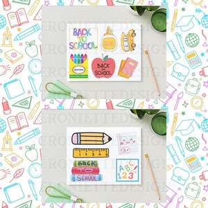 Back to School Printable Pennant Flags and Graphics - Etsy
