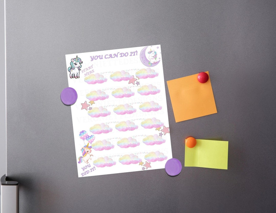 Unicorn Themed Reward Chart - Etsy