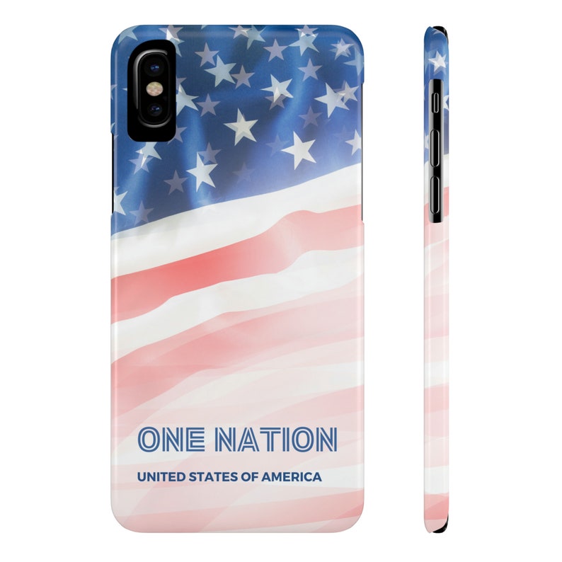 Slim Phone Cases United States Flag - Etsy
