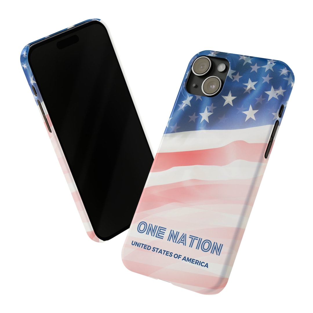 Slim Phone Cases United States Flag - Etsy