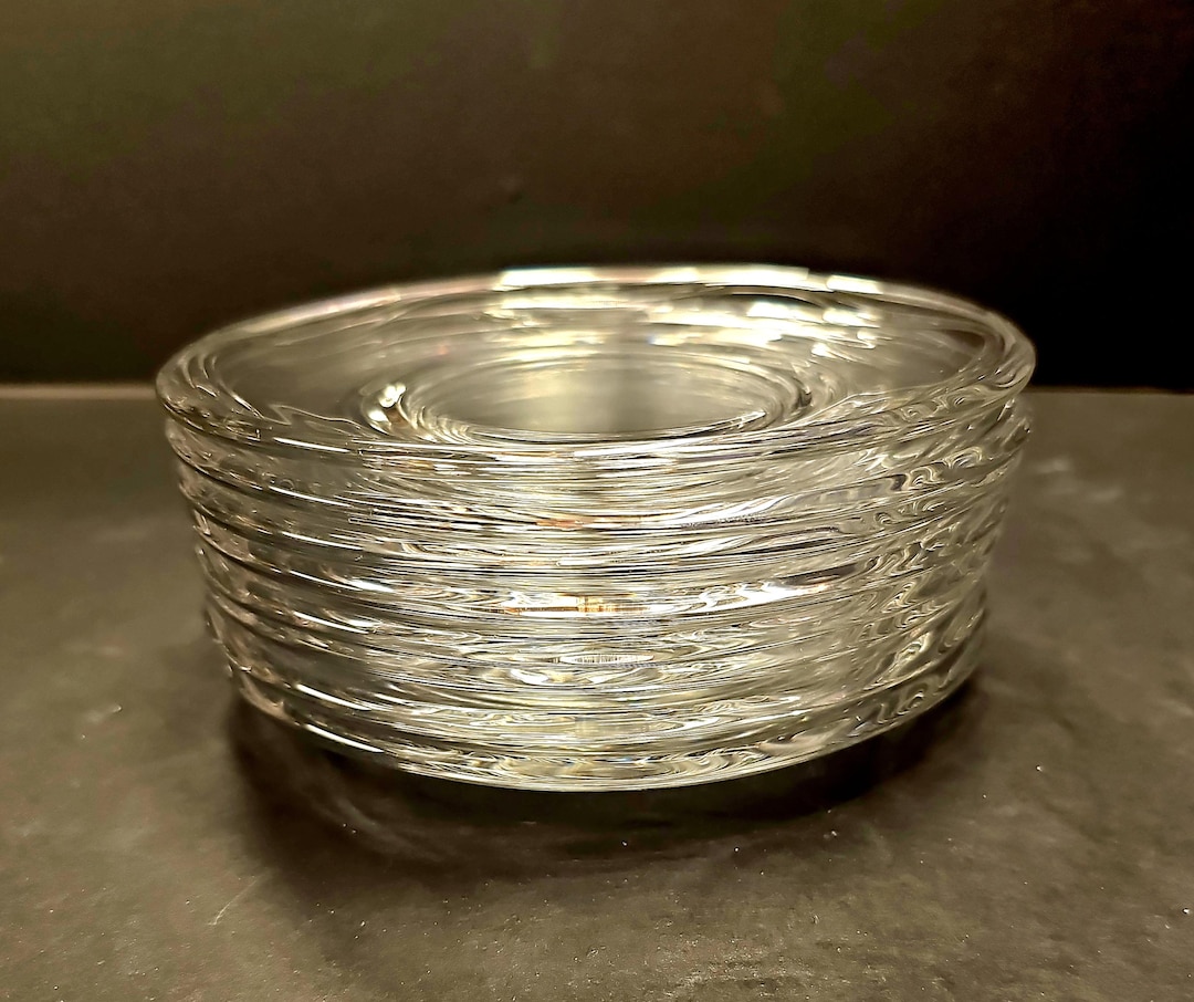 Fostoria "coronet" Set of Eight Bread Plates - Etsy