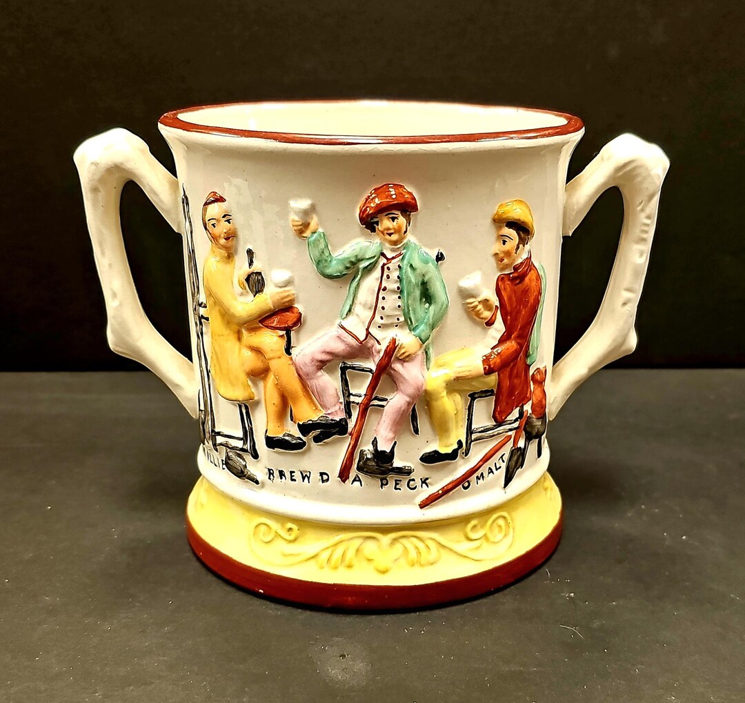 Staffordshire "frog Mug" Early 1800s - Etsy