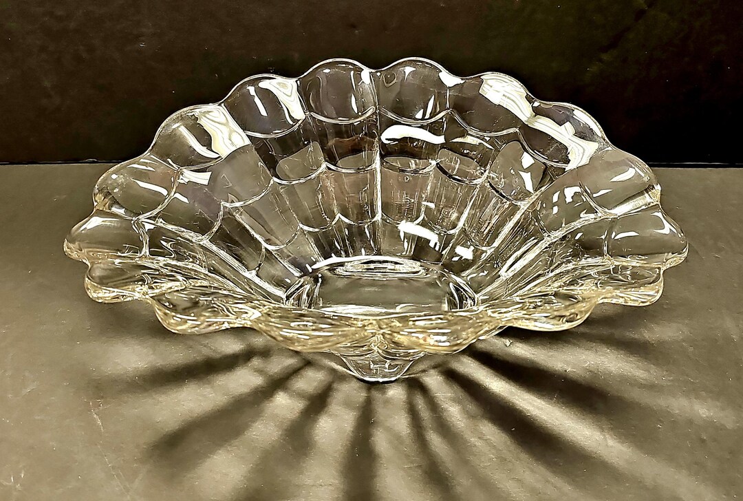 Cambridge "cascade" Oval Flared Center Bowl - Etsy