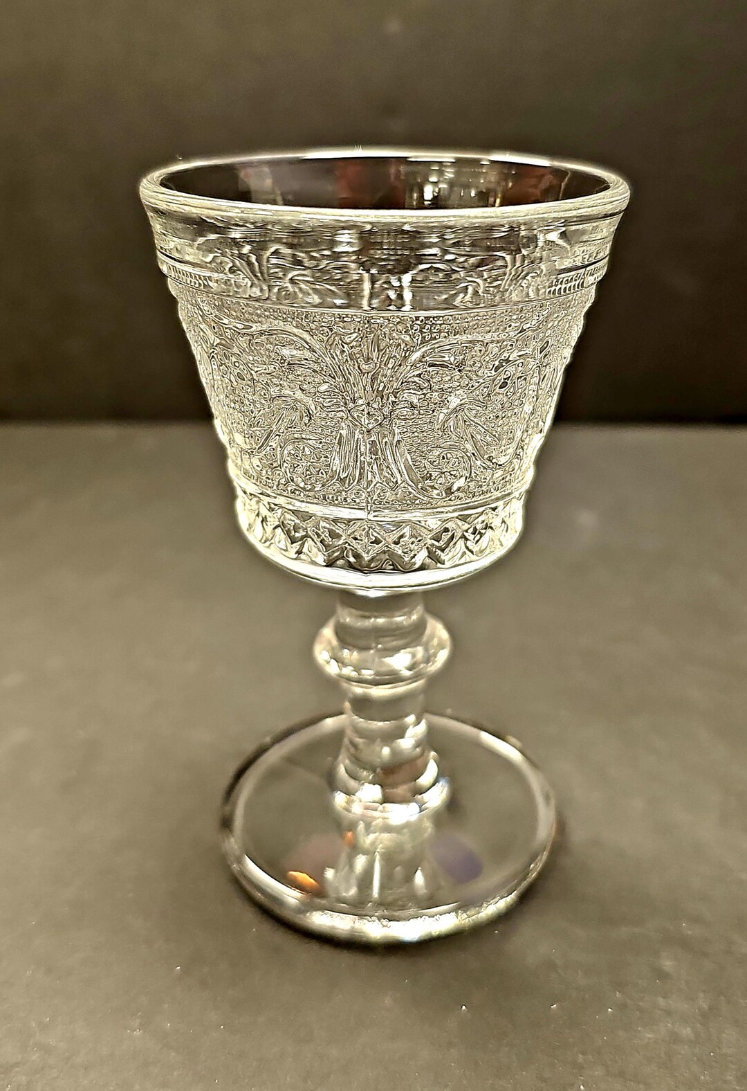 Duncan Miller "sandwich" Pattern Set of Three 4.25 Inch Goblets - Etsy