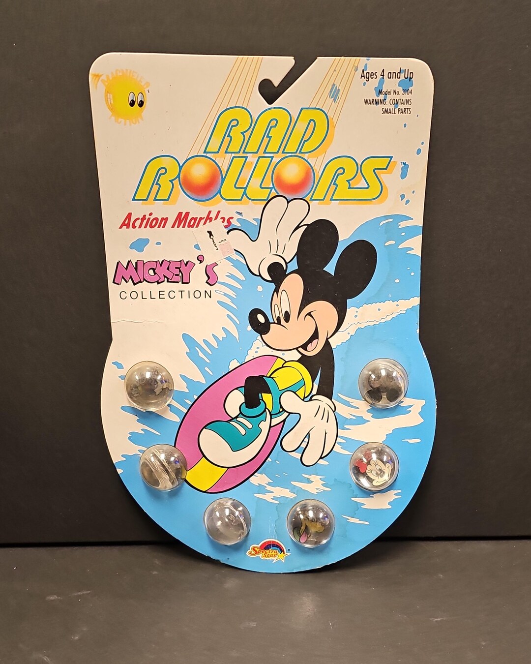 Disney Vintage Rad Rollers Toy Marbles With Disney Characters - Etsy