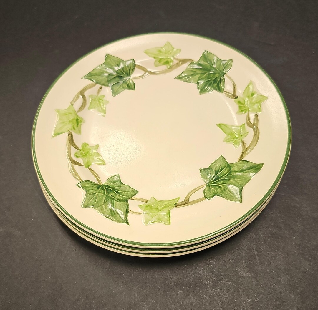 Franciscan green Ivy Set of Three, 6.25 Inch Bread Plates - Etsy