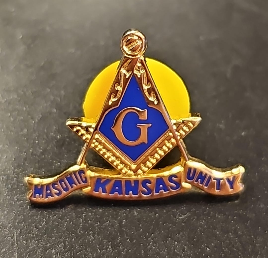 Masonic Kansas Unity Tie Clasp or Pin - Etsy