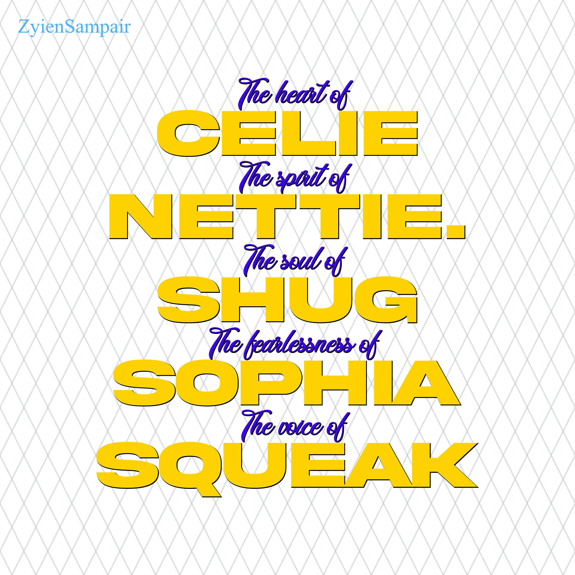 The Color Purple Musical 2023 Png, Color Purple Celie Nettie Shug ...
