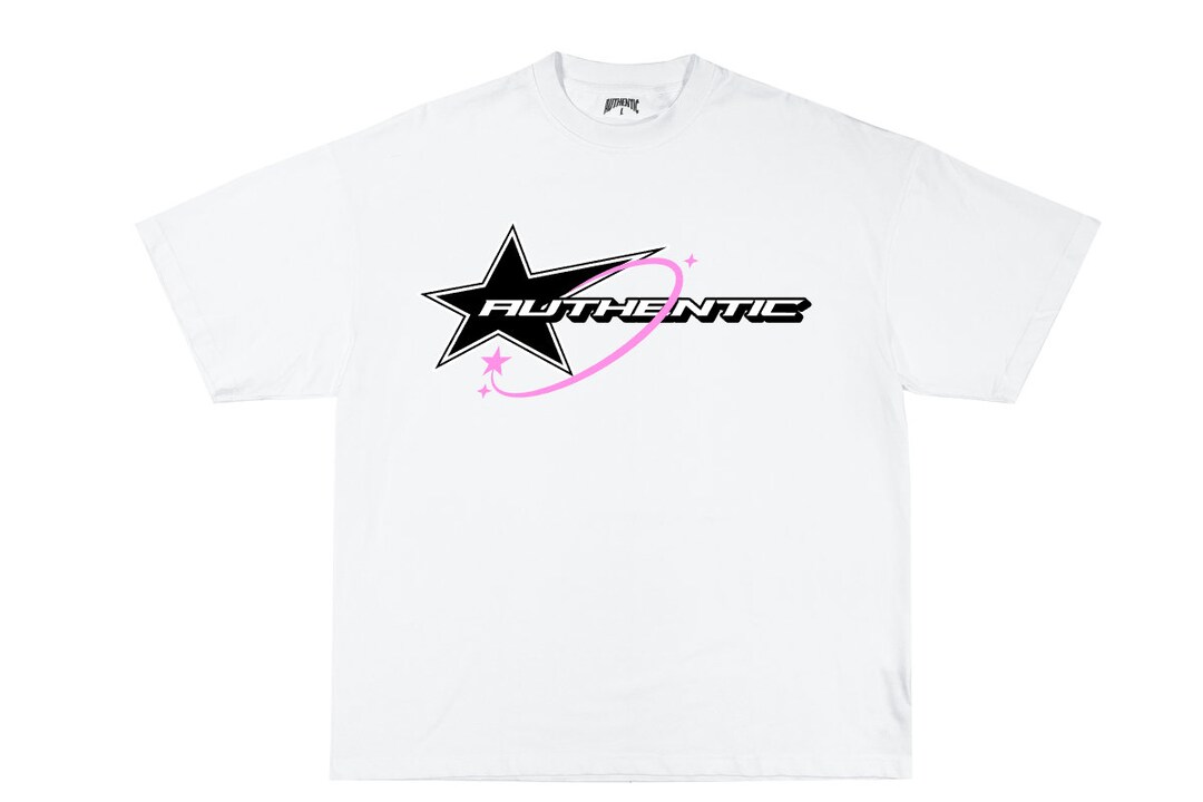Authentic Y2K Shooting Star Tee (white) - Etsy
