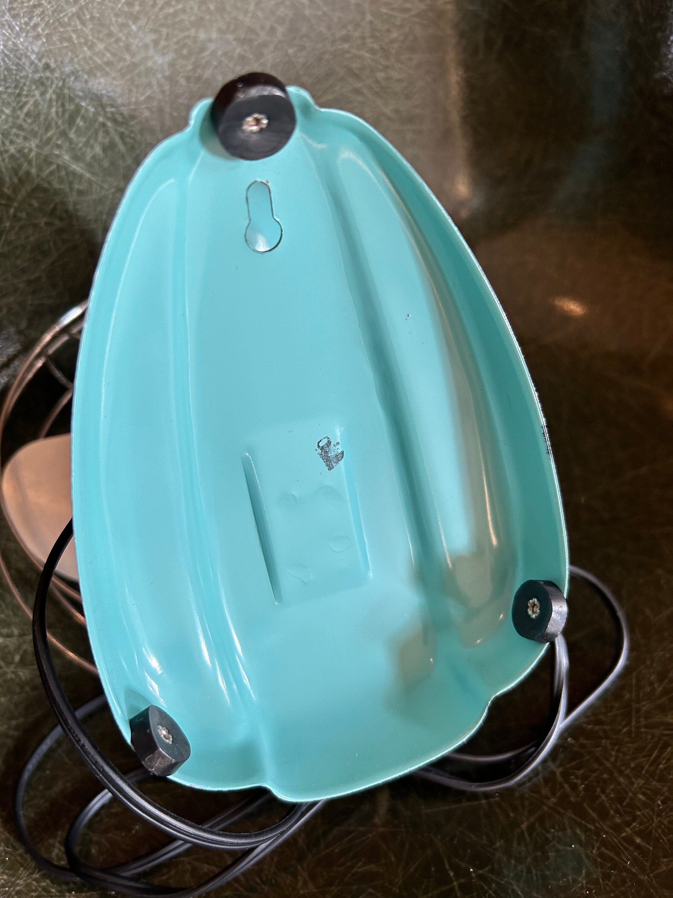 C.1950's ESKIMO 081002 Table Desk 9” Fan 30 Watt Turquoise Blue ...