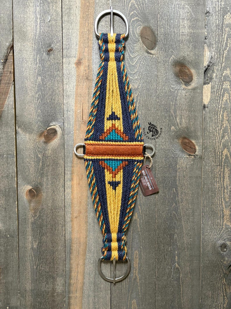 Mohair Flared Roper Cinch 32" From End to End - Etsy