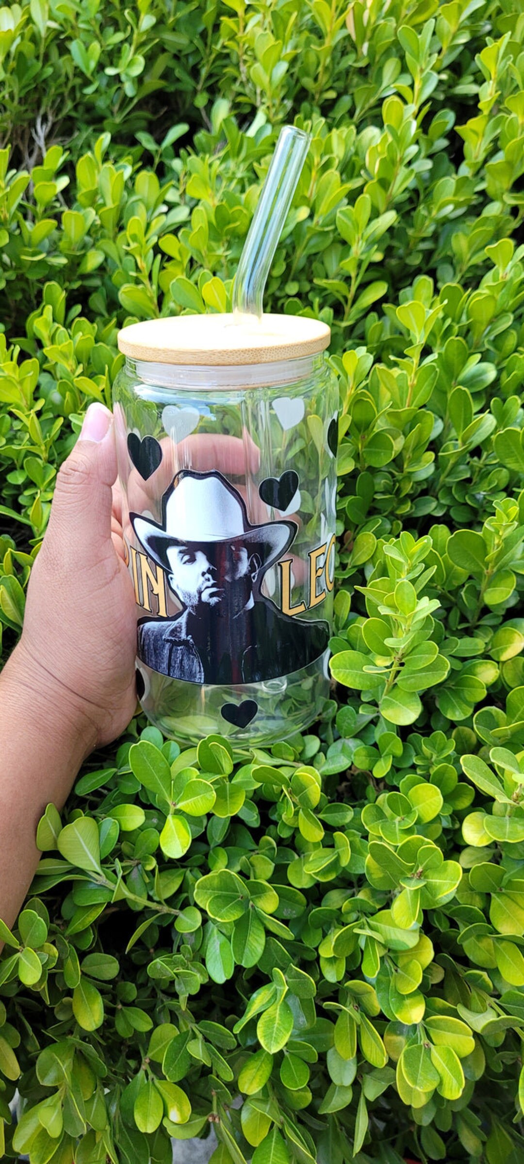 Carin Leon 16 Ounces Glass - Etsy