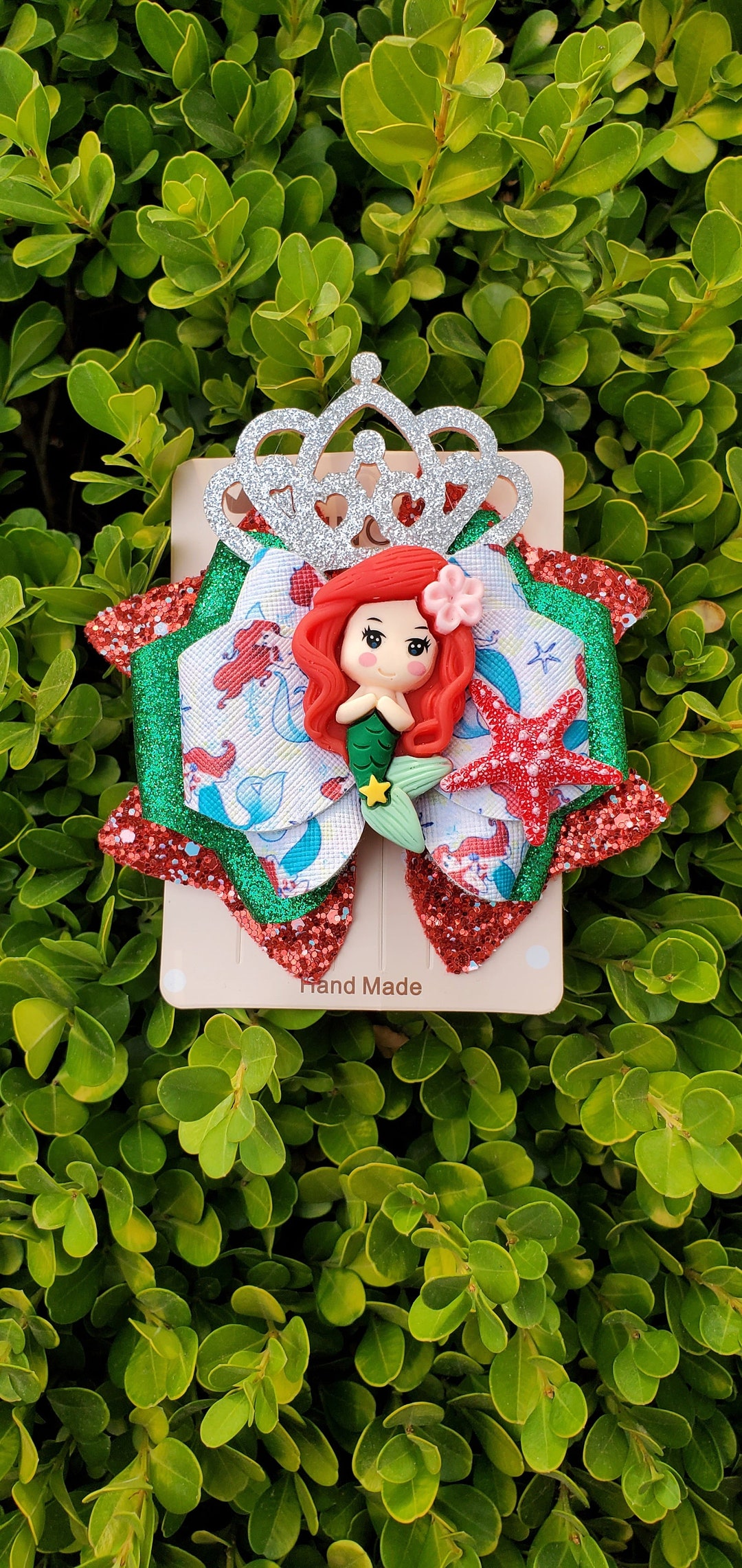 The Little Mermaid 5 Inch Bow - Etsy