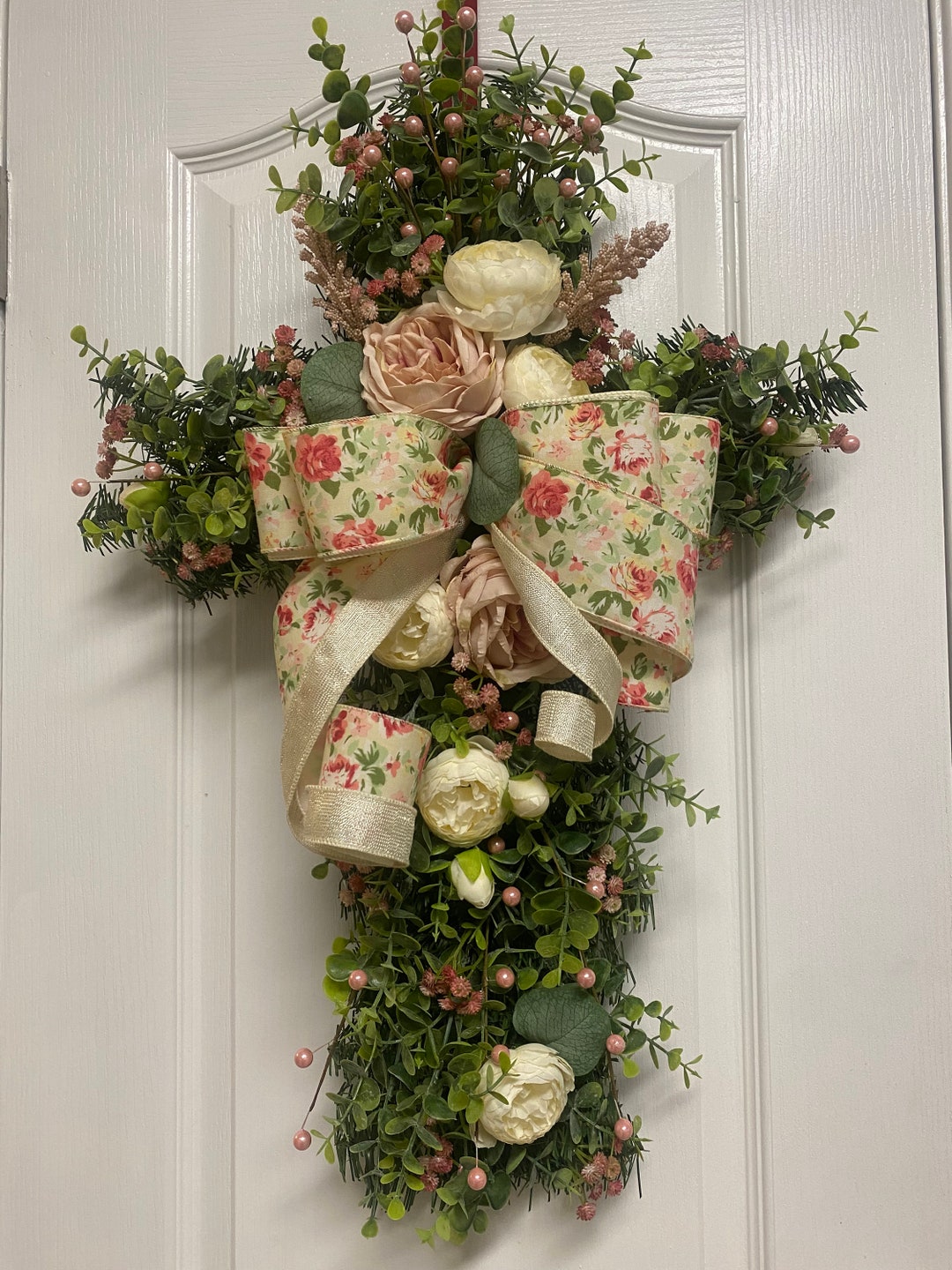 Memorial Cross With Stake - Etsy