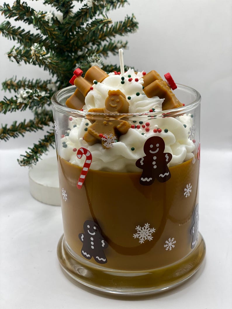 Gingerbread Candle-christmas Candle-holiday Scent-gingerbread Scent ...