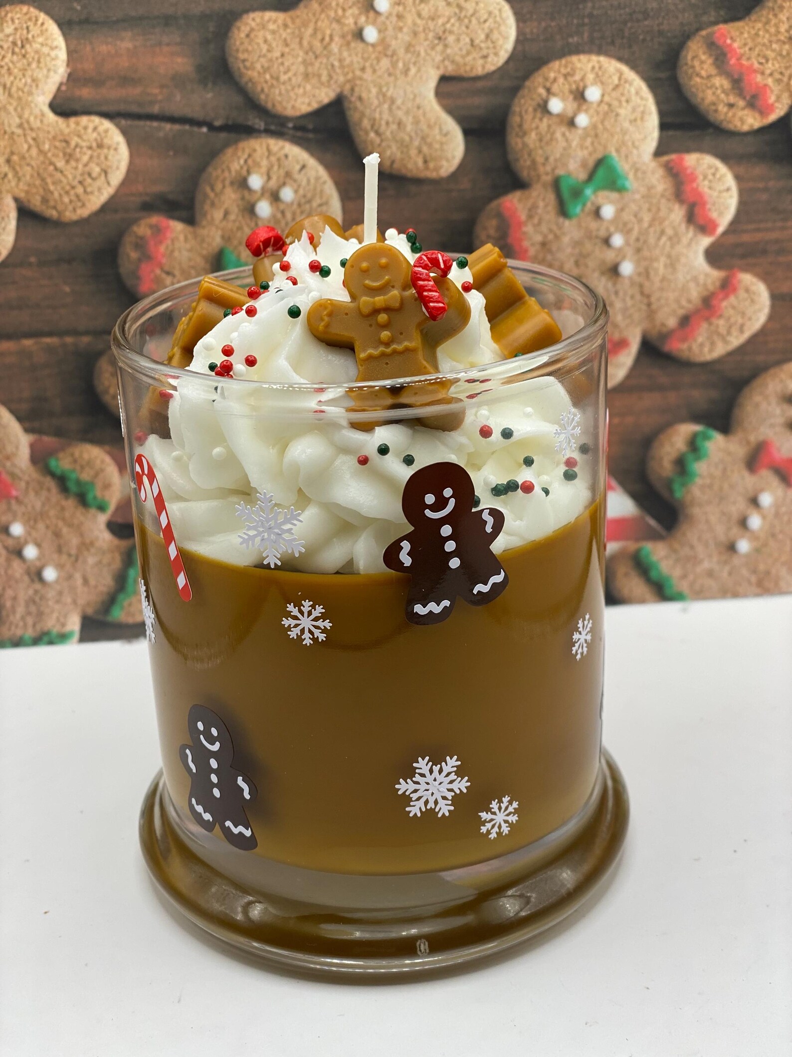 Gingerbread Candle-christmas Candle-holiday Scent-gingerbread Scent ...