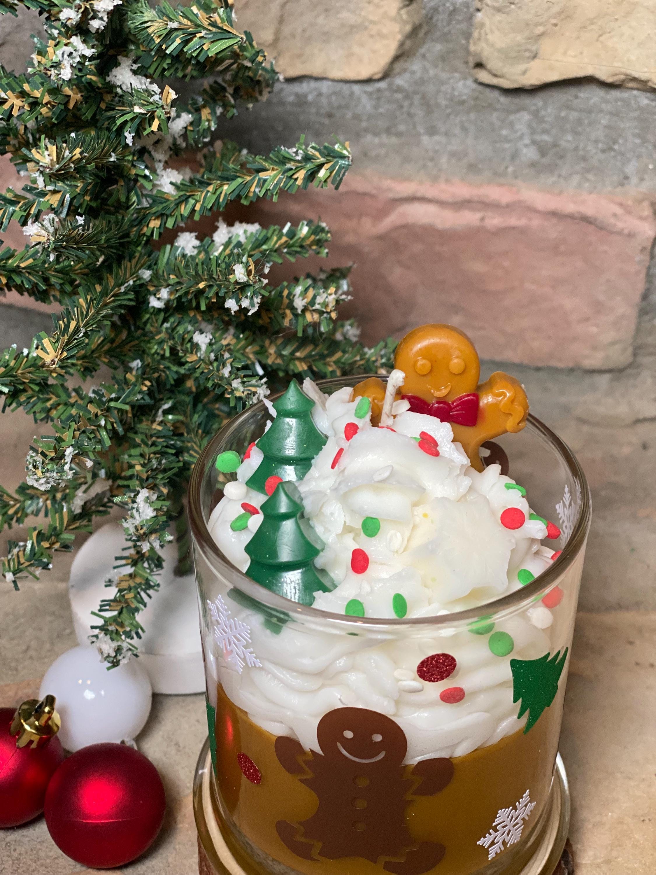 Gingerbread Christmas Candle-holiday Candle-whipped Candle- Christmas ...