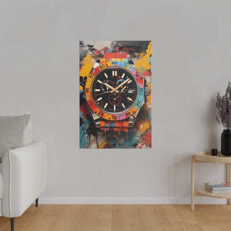 Rolex Pop Art Extra Large Wall Art Pop Art Canvas Graffiti Abstract ...