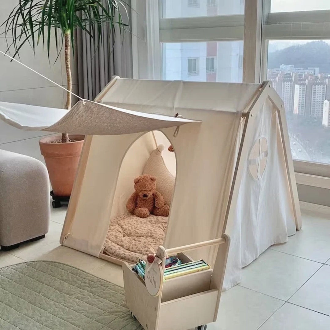 Natural Teepee Tent Birch Play Tent Kids Toy Children - Etsy