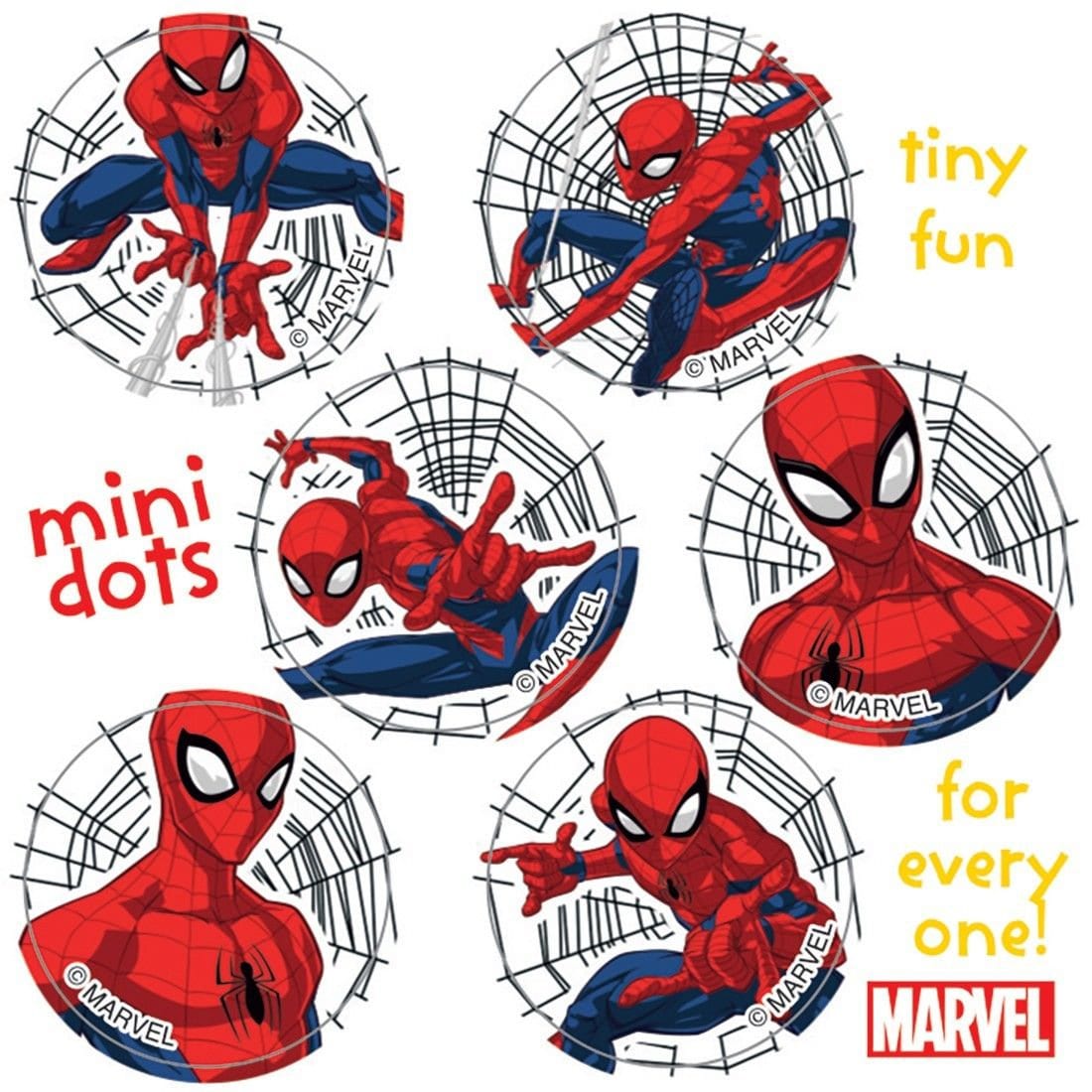 150 licensed Spiderman Mini Stickers, Each 7/8 Round, Party Favors - Etsy