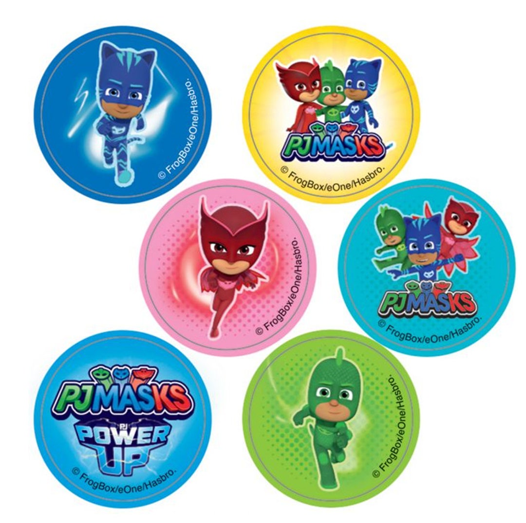 150 (licensed) PJ Masks Mini Stickers, Each 7/8" Round, Party Favors - Etsy