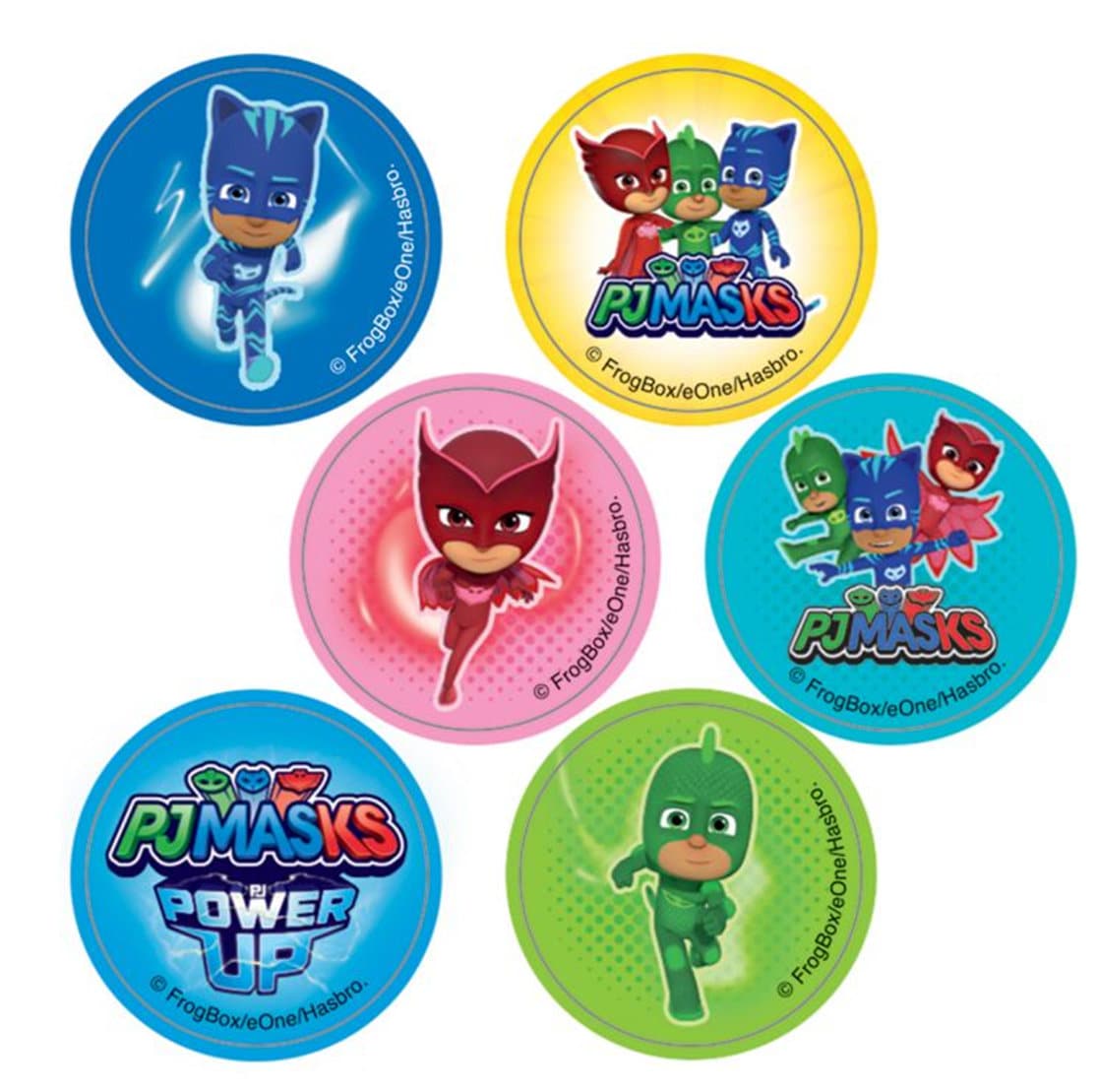 150 licensed PJ Masks Mini Stickers, Each 7/8 Round, Party Favors - Etsy