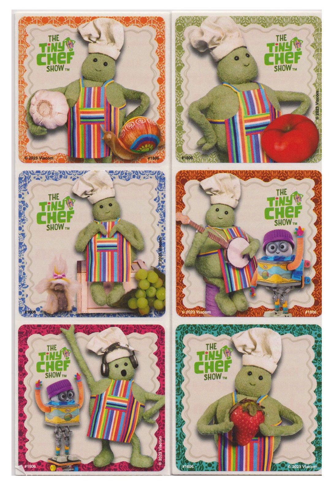 25 Tiny Chef Show (licensed) Stickers, 2.5" X 2.5", Party Favors - Etsy