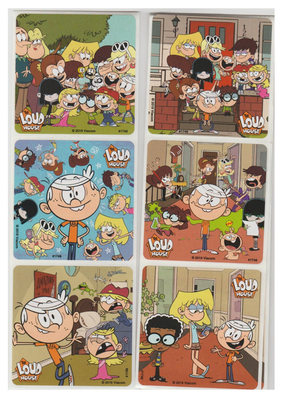 24 licensed Loud House Stickers, 2.5 X 2.5, Party Favors - Etsy