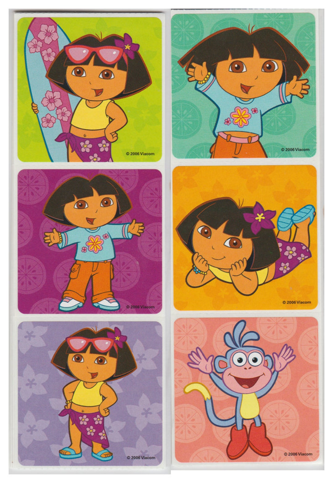 25 Dora the Explorer Stickers, 2.5 X 2.5, Party Favors - Etsy