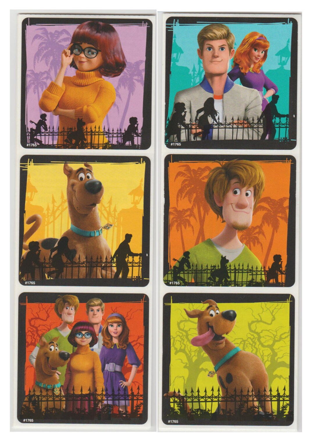 25 licensed Scooby Doo Mystery Stickers, 2.5 X 2.5, Party Favors - Etsy