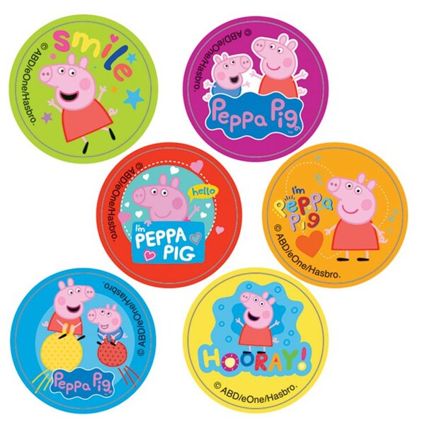 Peppa Pig Stickers - Etsy