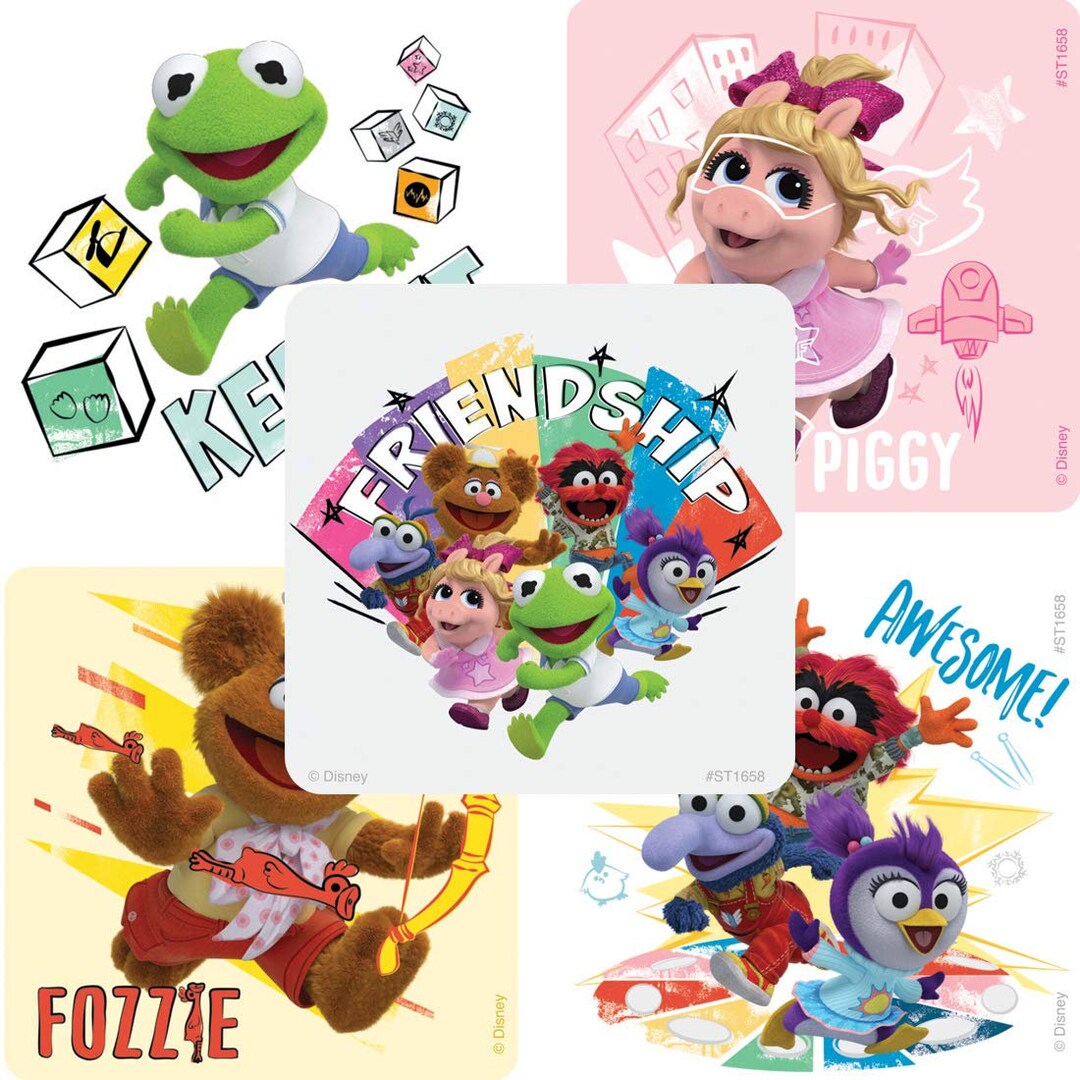 25 (licensed) Muppet Babies Stickers, 2.5" X 2.5", Party Favors - Etsy