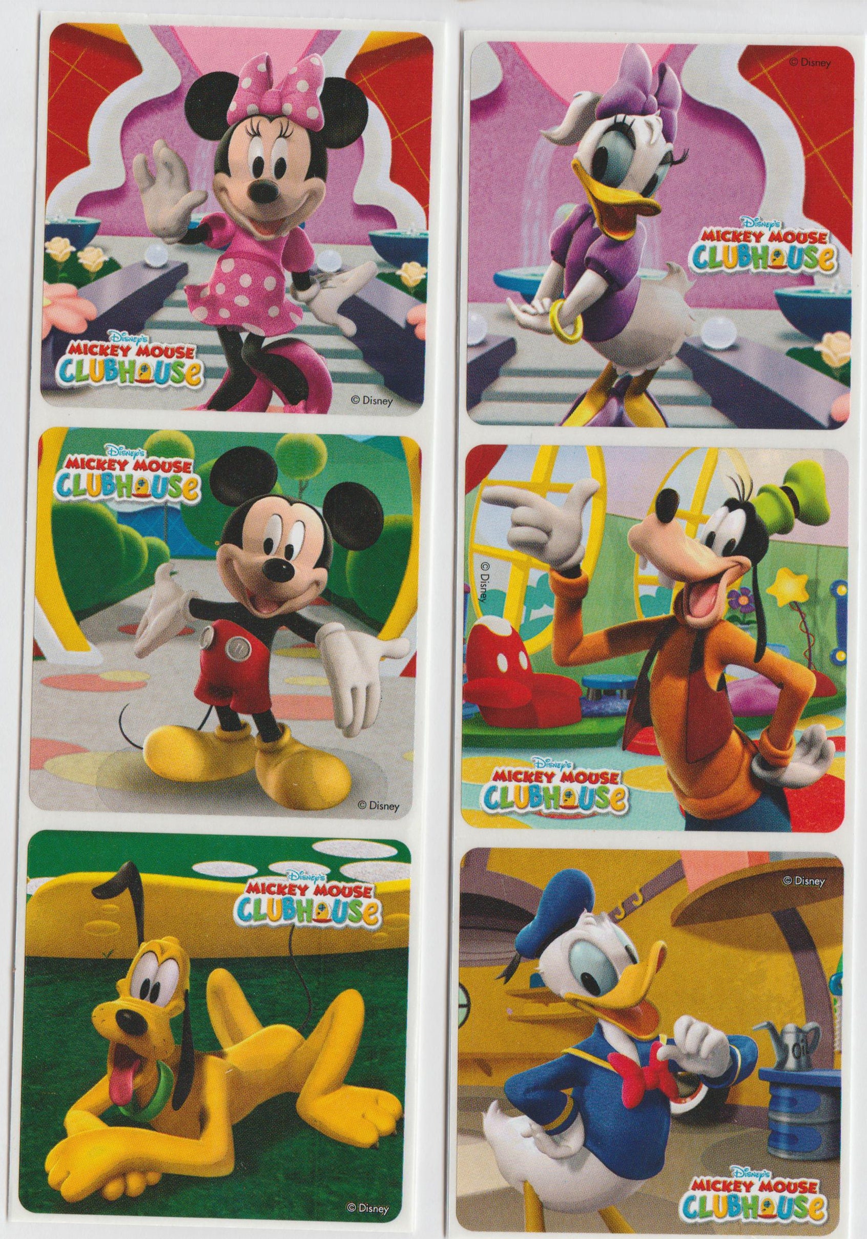 25 Mickey Mouse Clubhouse licensed Stickers, 2.5 X 2.5, Party Favors - Etsy
