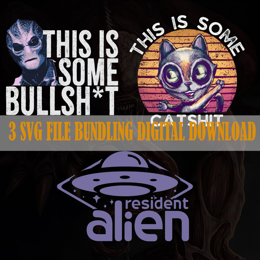 Resident Alien SVG, Rude Alien From Resident Alien Svg, Resident Alien ...