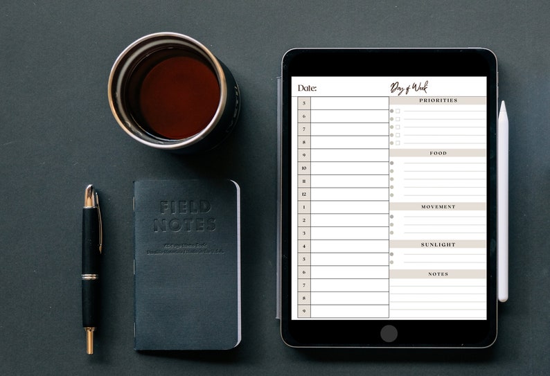 Daily Planner Printable PDF. Ultimate Entrepreneur. Hourly Planning ...