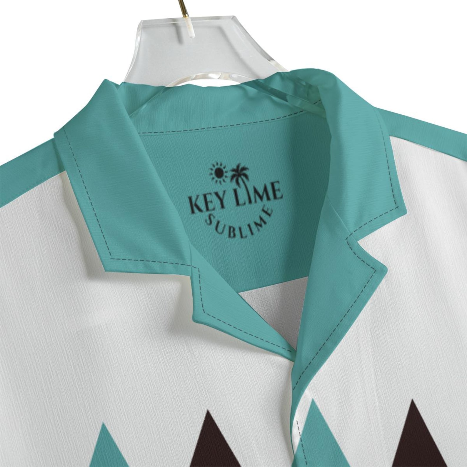 Teal Diamonds Button up Shirt Unisex Retro Vintage Mid Century Modern ...