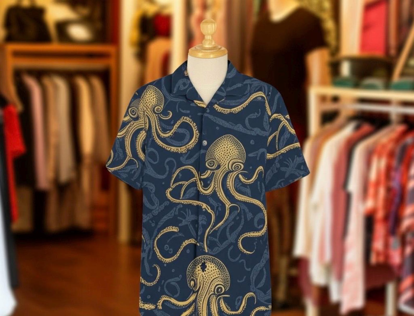 The TAKO Shirt - OCTOPUS Polynesian Hawaiian Island Tribal Pattern ...