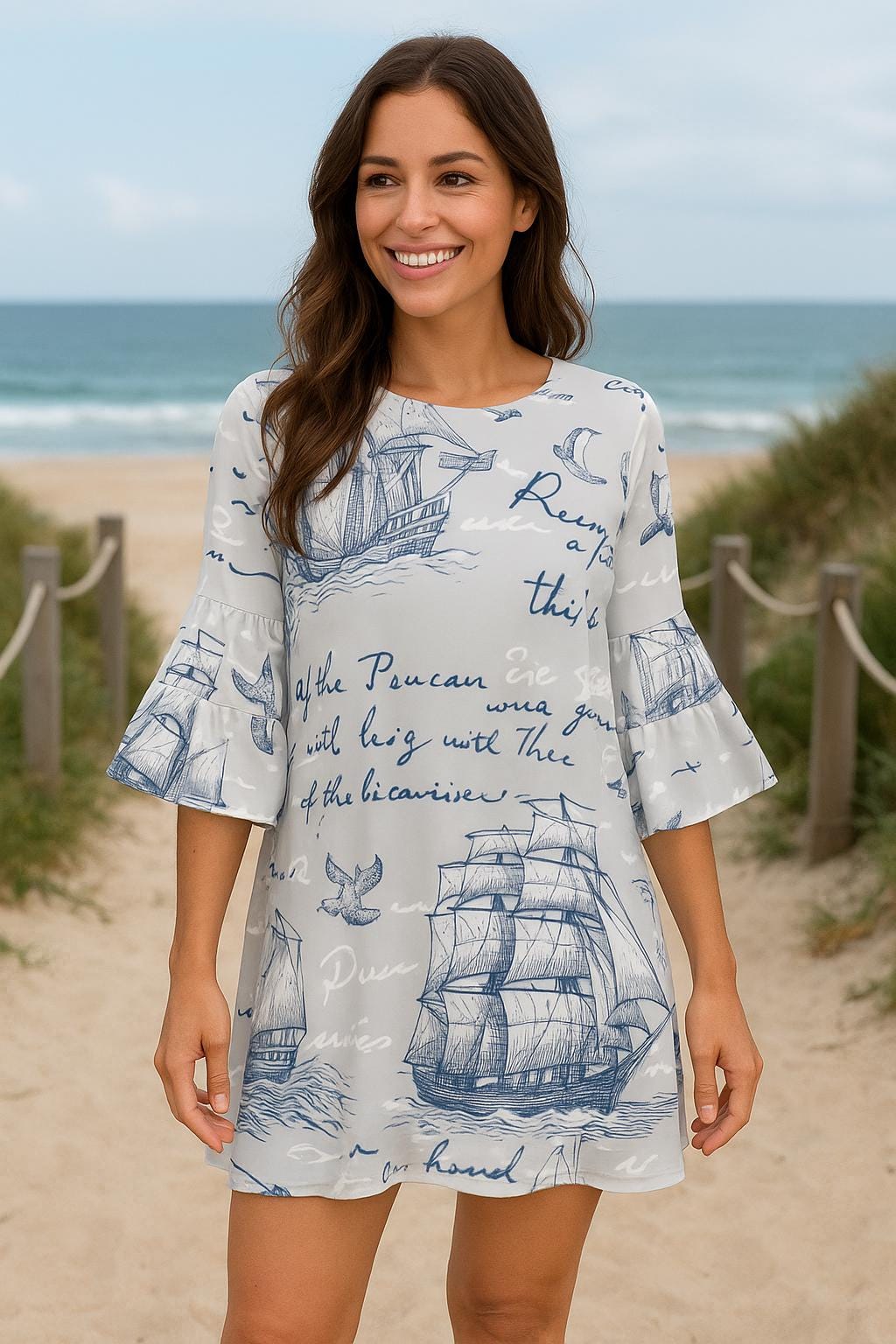 Vintage Nautical Ship Dress (matching His & Hers) – Sailboat Coastal ...