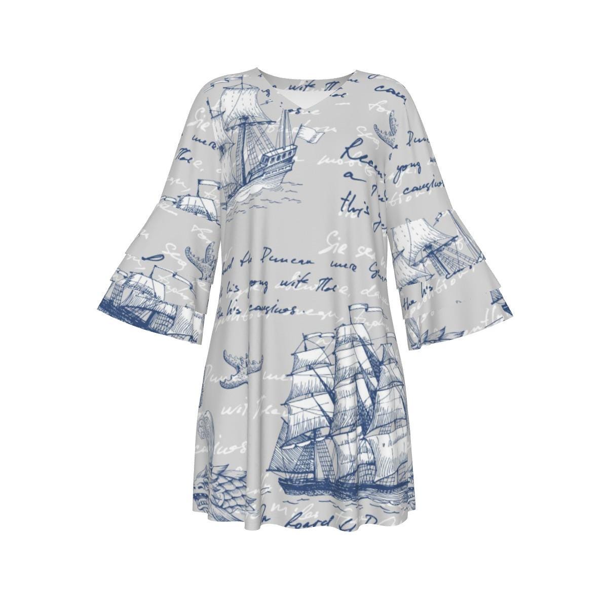 Vintage Nautical Ship Dress (matching His & Hers) – Sailboat Coastal ...