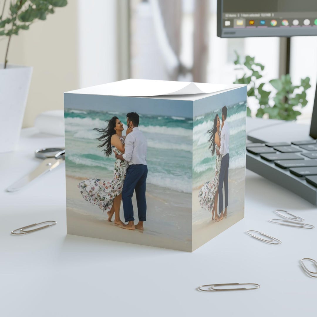 Personalized Note Cube With Your Cherished Memories on All Sides ...