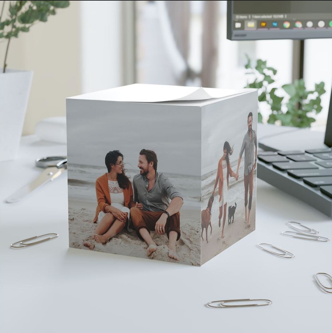 Personalized Note Cube With Your Cherished Memories on All Sides ...