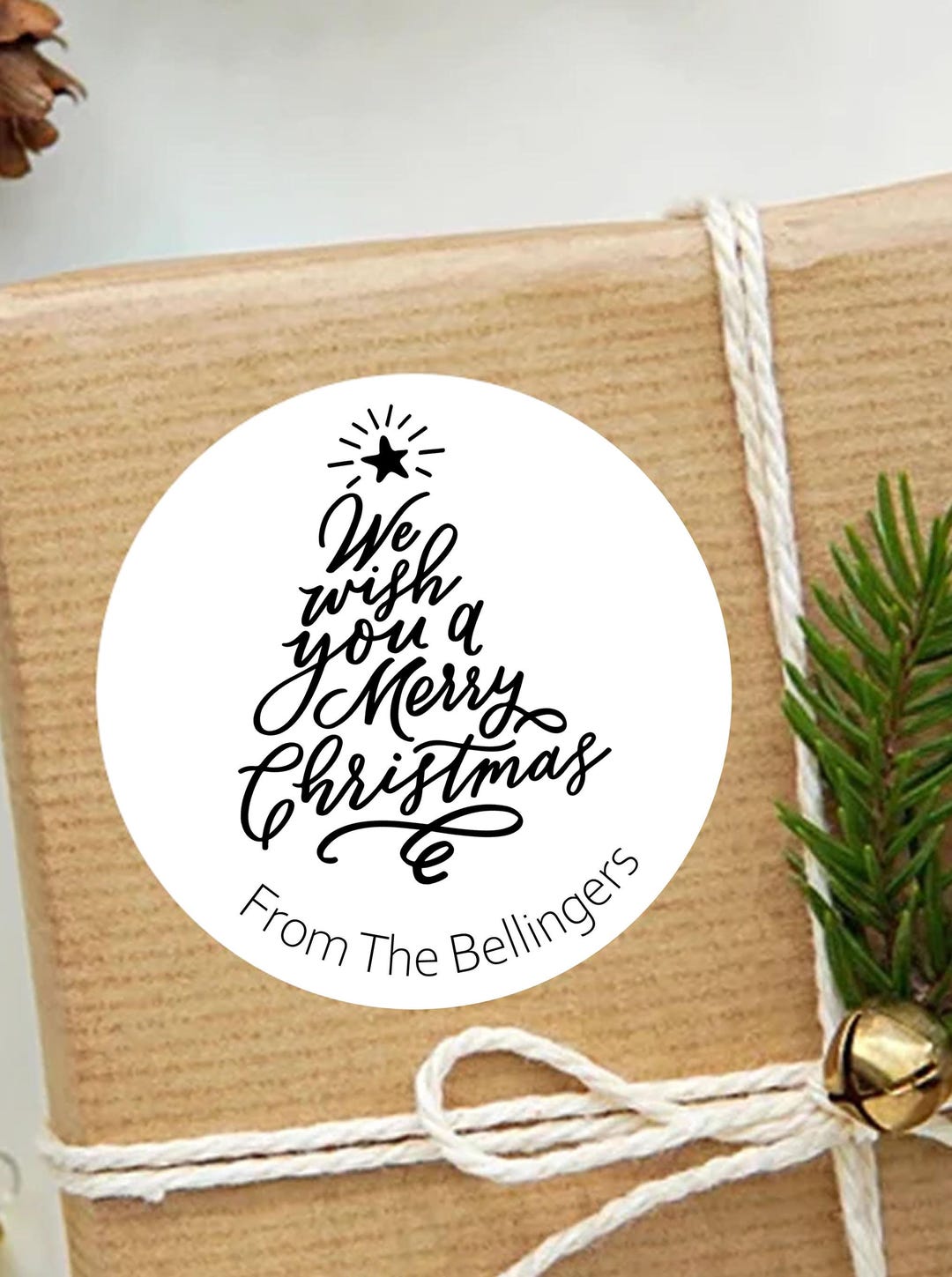 Personalized Christmas Labels for Gifts | Custom Holiday Stickers ...