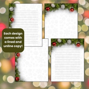 Ultimate Classic Holiday Stationary Bundle, Printable CHRISTMAS ...
