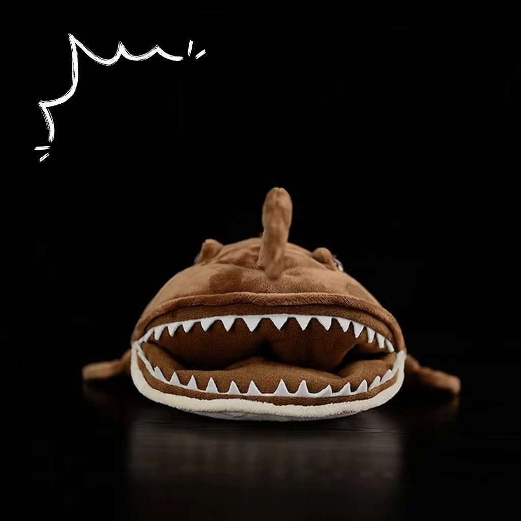 Ugly Simulated Angler Fish Figure, Angler Fish Figure, Deep-sea Fish ...