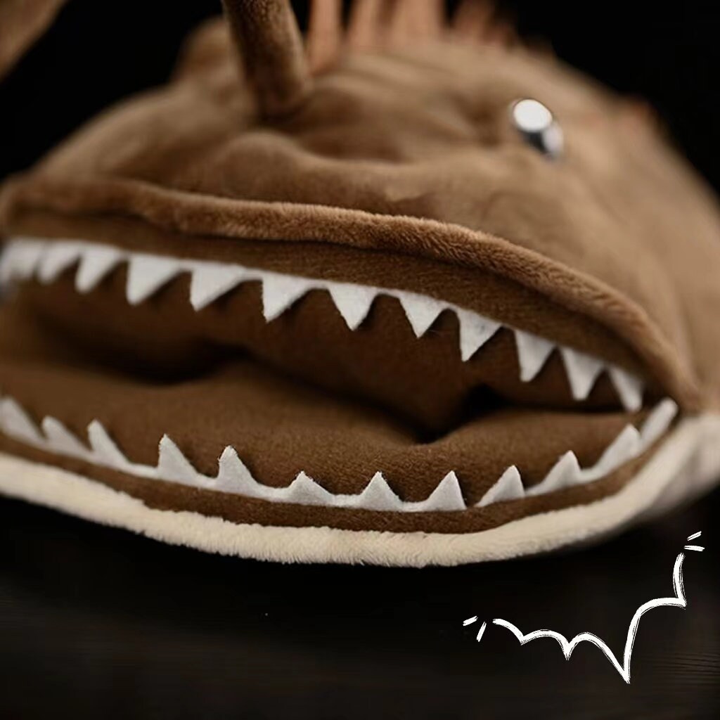 Ugly Simulated Angler Fish Figure, Angler Fish Figure, Deep-sea Fish ...